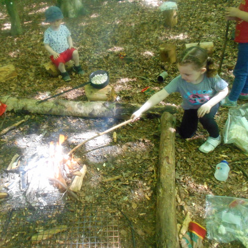 Forest School Cooking - Market Rasen Pre School